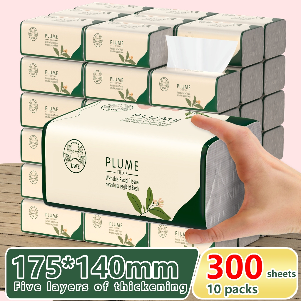 【10PACKS】Tissue Viral 5-Ply Tisu Viral Softy Air-Cushion Face Tissue ...