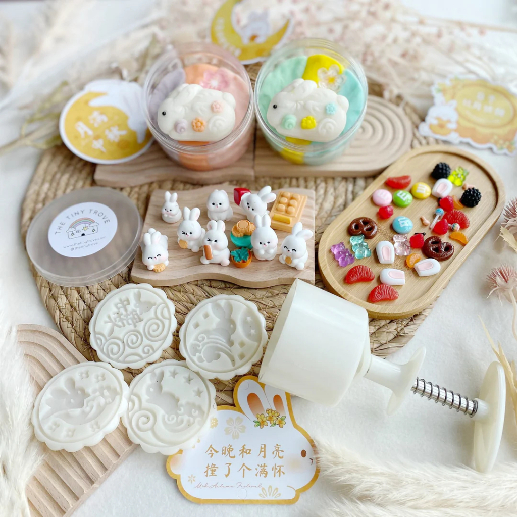 [SG Seller] Mid-Autumn 中秋团圆 Mooncake Play Dough Sensory Play Kit ...