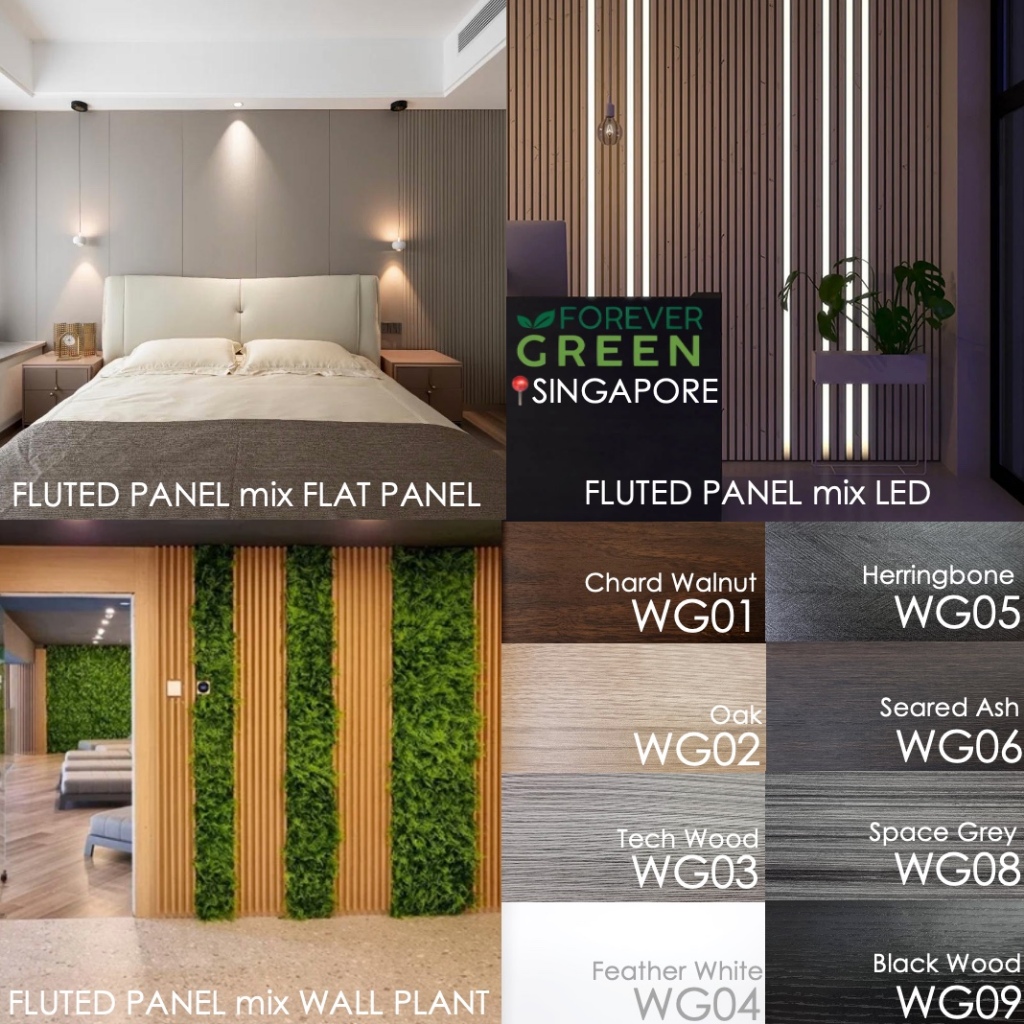 Wooden Fluted Panel Wall Partition Wall Decor Fluted Wall Panel Sleek ...