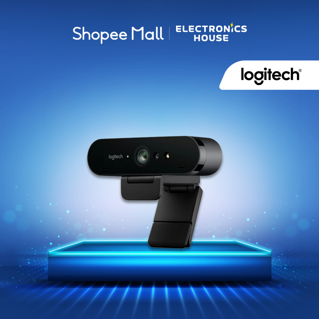 Logitech BRIO Webcam with 4K Ultra HD video webcam with HDR and Windows ...