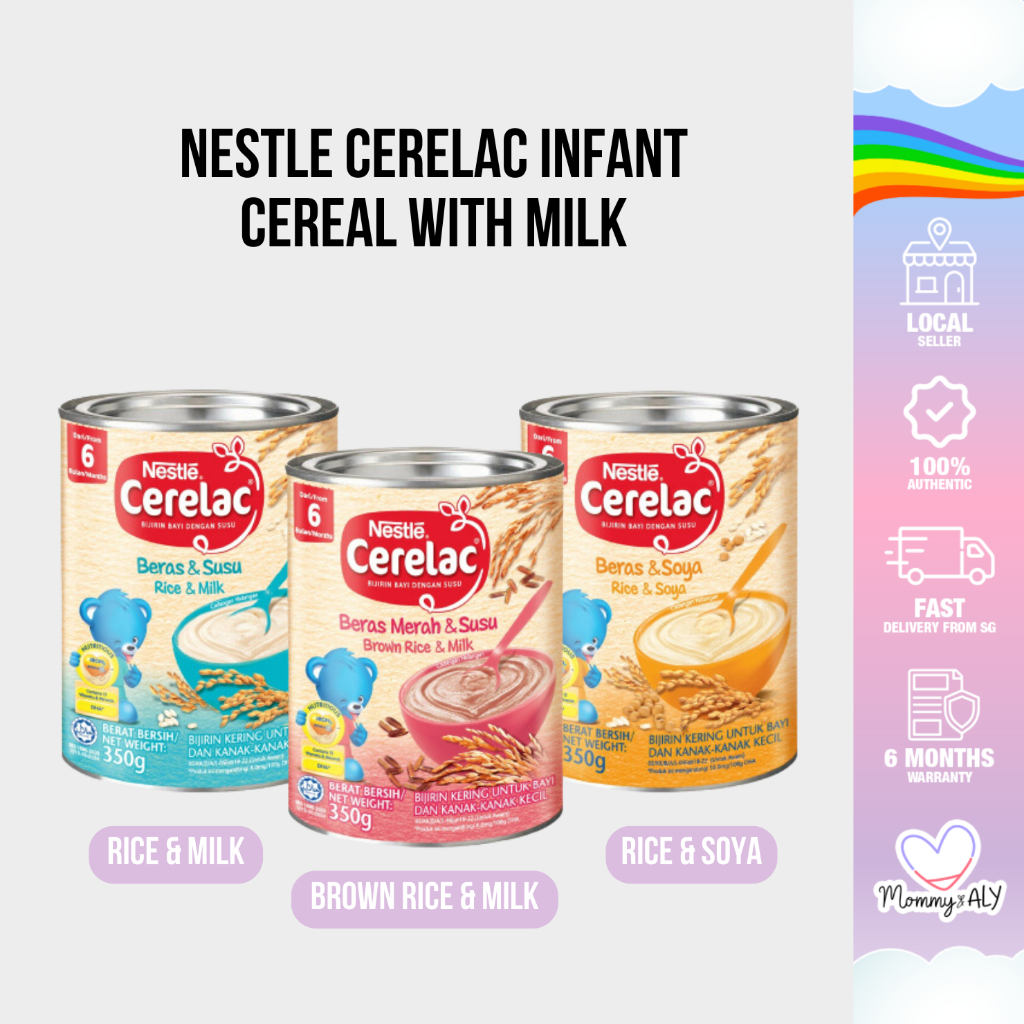 Nestle Cerelac Infant Cereal with Milk - Rich in Iron, for 6-12 Months ...