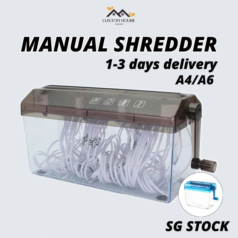 {SG} A4 A6 Portable Paper Shredder Paper Shredder Machine Hand Shredder ...