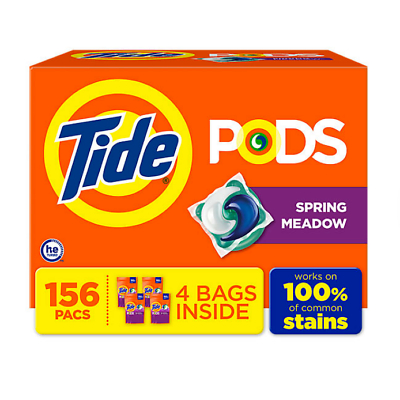 [Bundle of 4] Tide Liquid Laundry Detergent Pods Carton 4 x 39 per pack ...