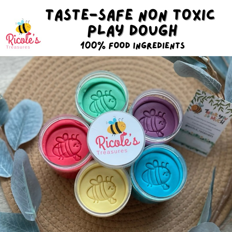 Play Dough | 200g Non-Toxic Taste-Safe Non-Scented Sensory Play Playdoh ...