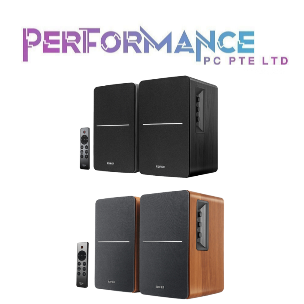 Edifier R1280DBs Active Bluetooth Bookshelf Speakers Black / Wood (2 YEARS WARRANTY BY BAN LEONG ...