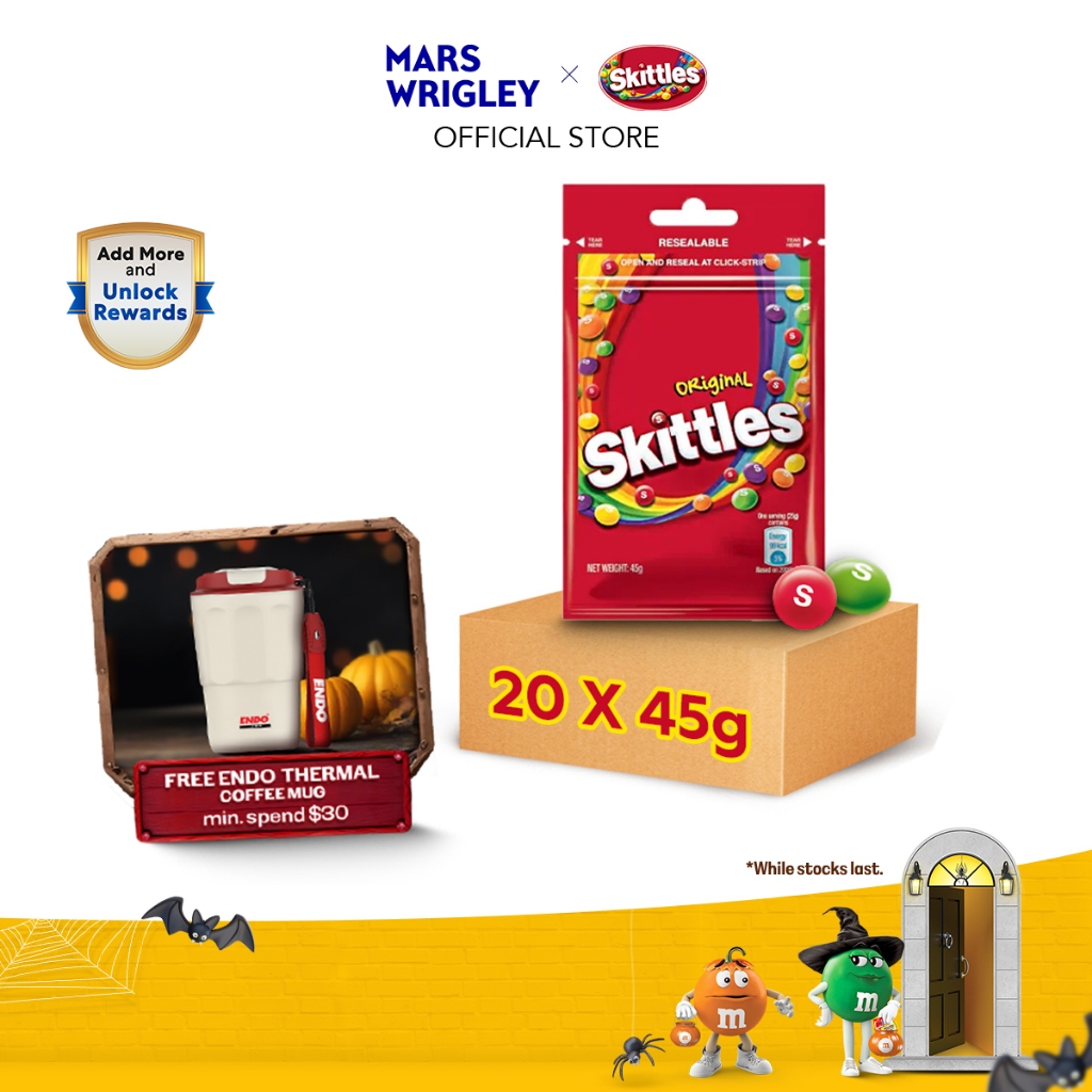 Skittles Bundle 45g x 20 Candy / Fruity / Party | Shopee Singapore