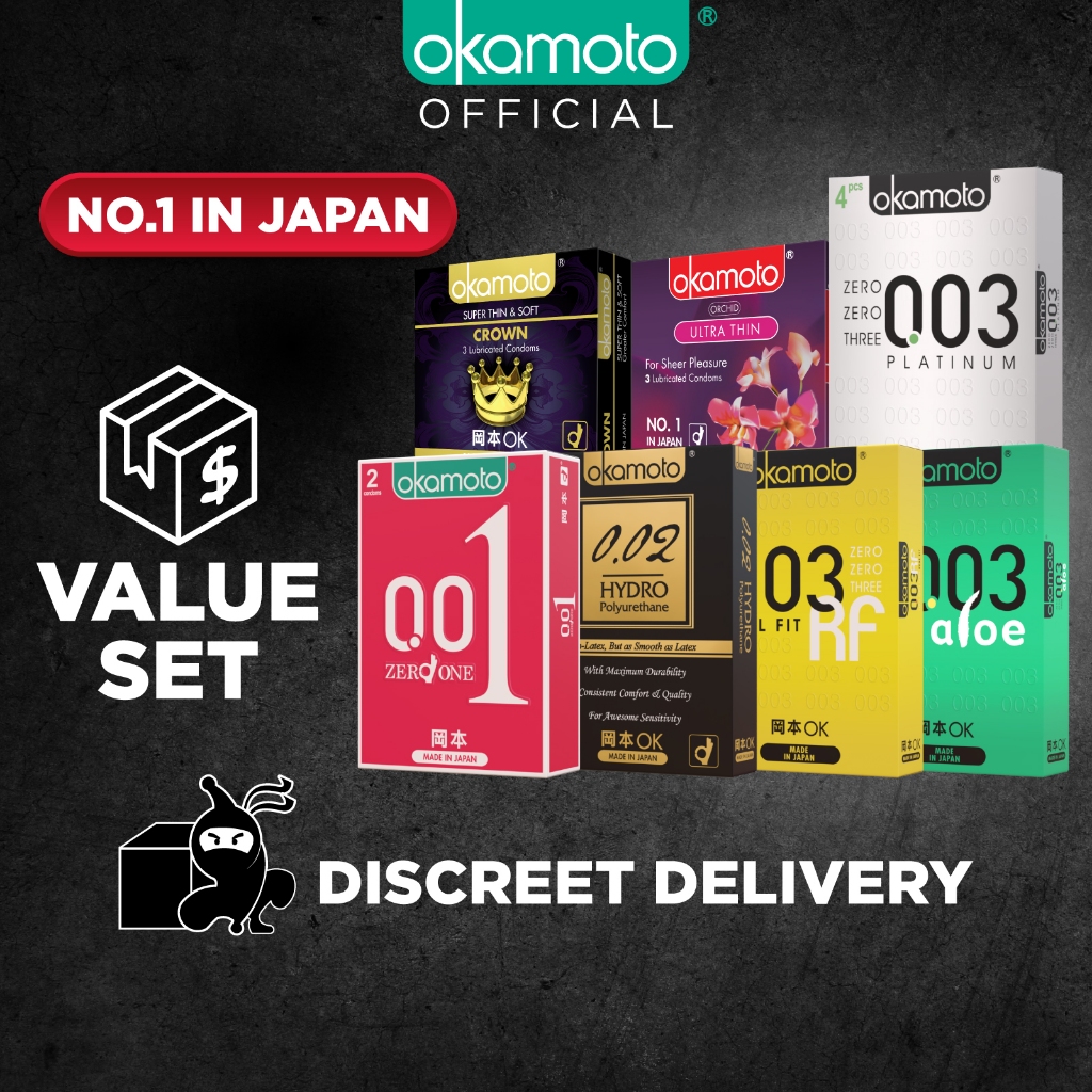 Okamoto Sample Size Full Range Condoms | Shopee Singapore