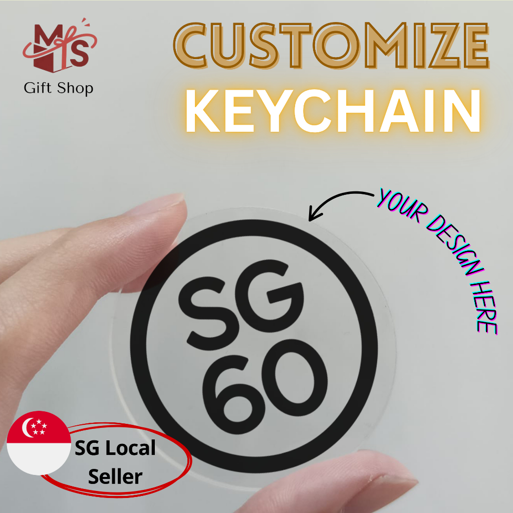 Customize Keychain | Logo & Name | SG60 | DIY yourself | SG seller ...