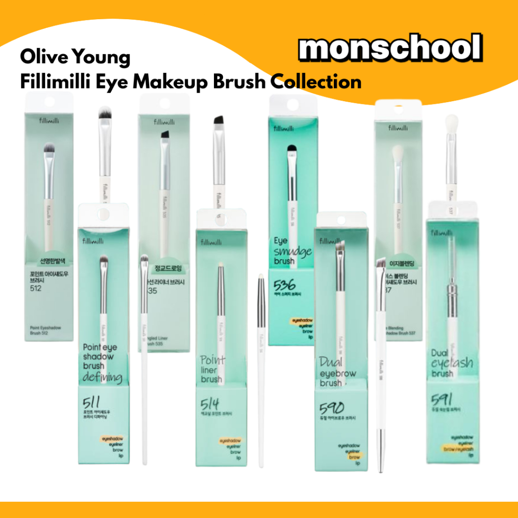 OLIVE YOUNG Fillimilli Eye Makeup Brush Collection / 8 Types ...