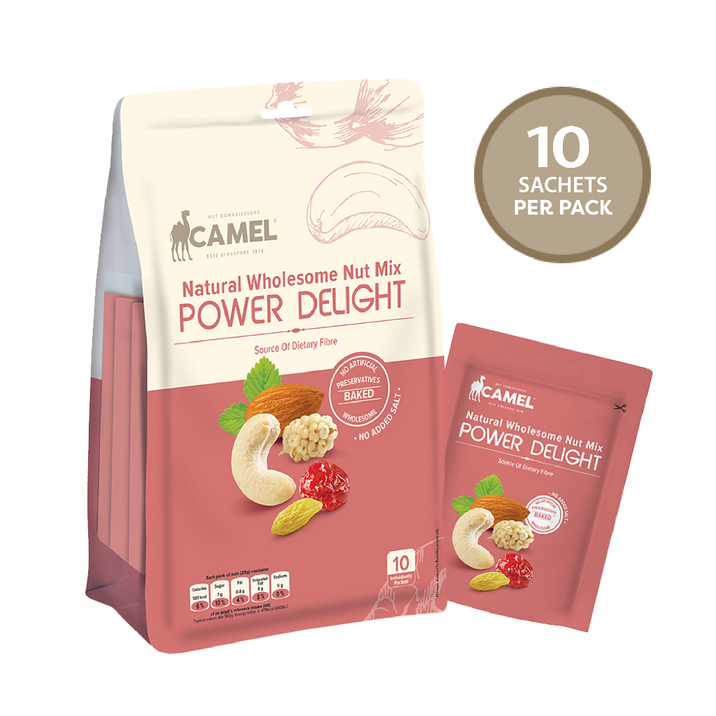 Camel Power Healthy Nut Mix (Bounce / Revive / Delight) 250g | Shopee ...