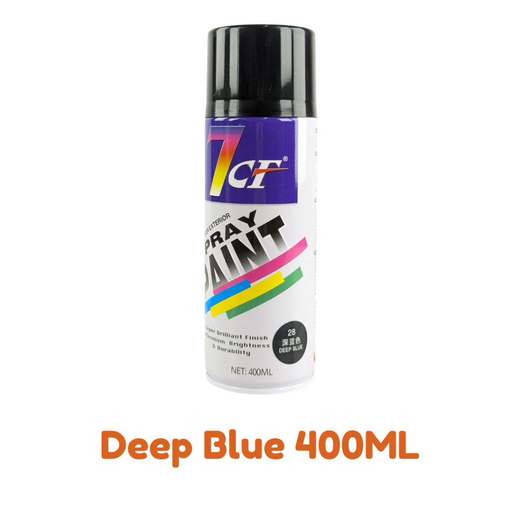 7CF Spray Paint Mix Color Matt Black White Lacquer Grey Silver Blue Red ...