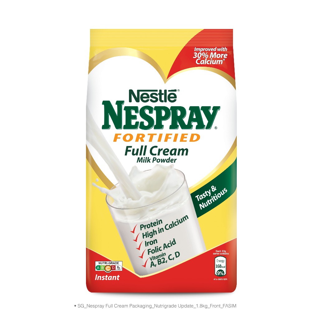 Nestle Nespray Fortified Full Cream (1.8kg) | Shopee Singapore