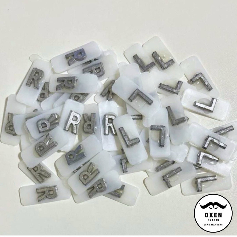 ☢️ Radiography Xray Lead markers letters with backings | Shopee Singapore
