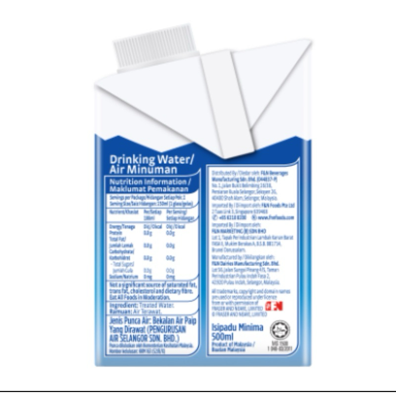 ICE MOUNTAIN Drinking Water Tetra Pack 500ML x 12/24 | Shopee Singapore