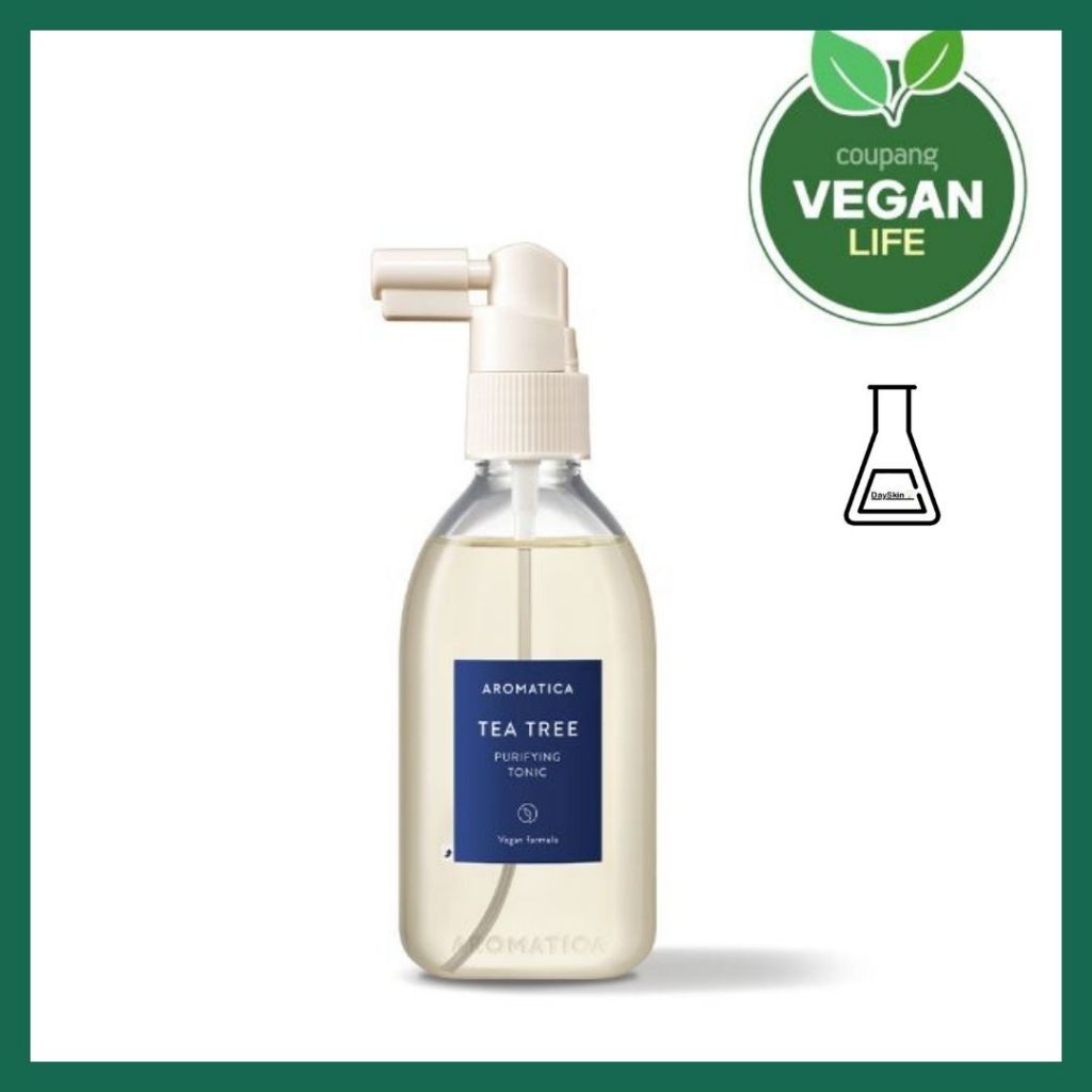 [AROMATICA] Tea Tree Purifying Tonic, 100 ml, Hair tonic scalp spray ...