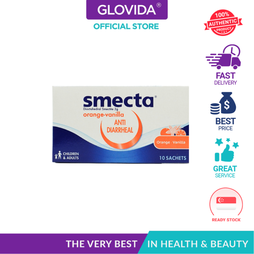 Smecta Dioctahedral Smectite 3g Sachet 10s | Exp: May-2026 | Glovida ...
