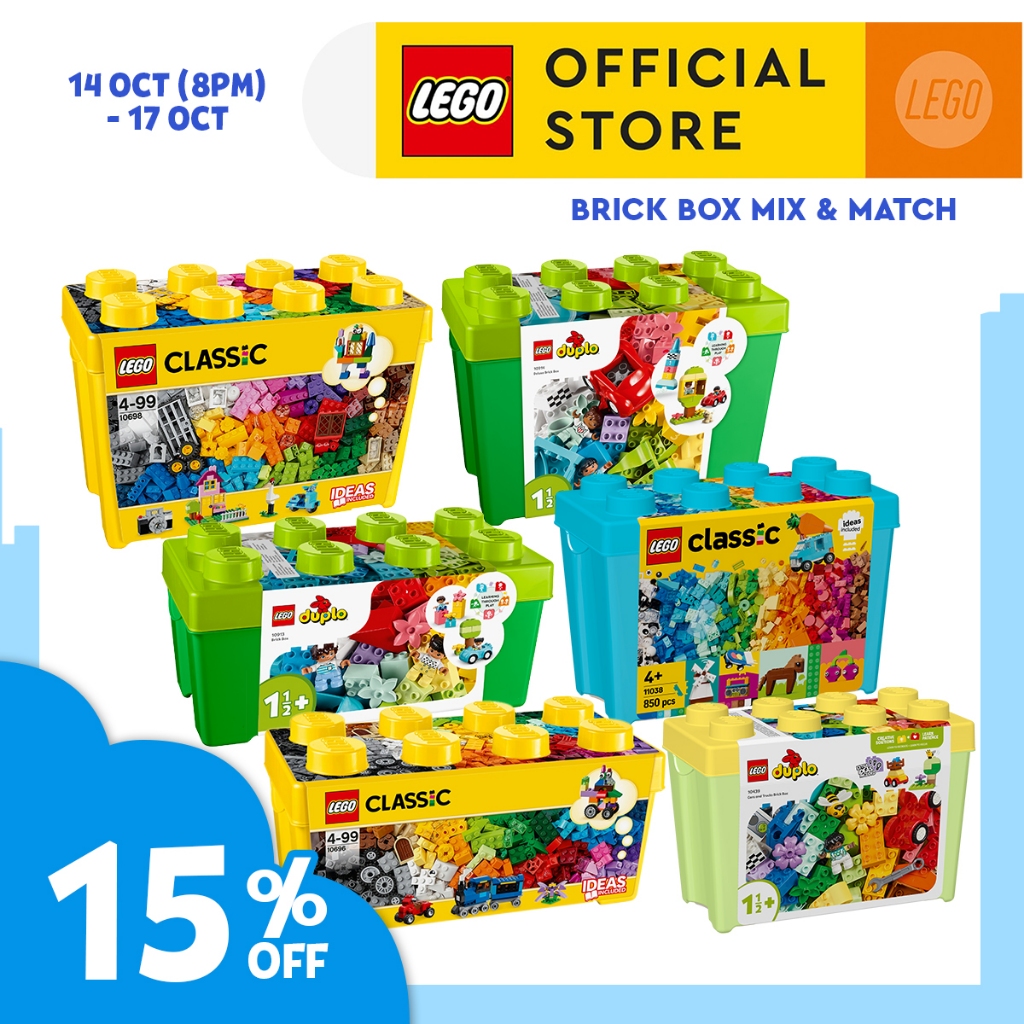 14 - 17 OCT | LEGO Brick Box Mix and Match | Shopee Singapore