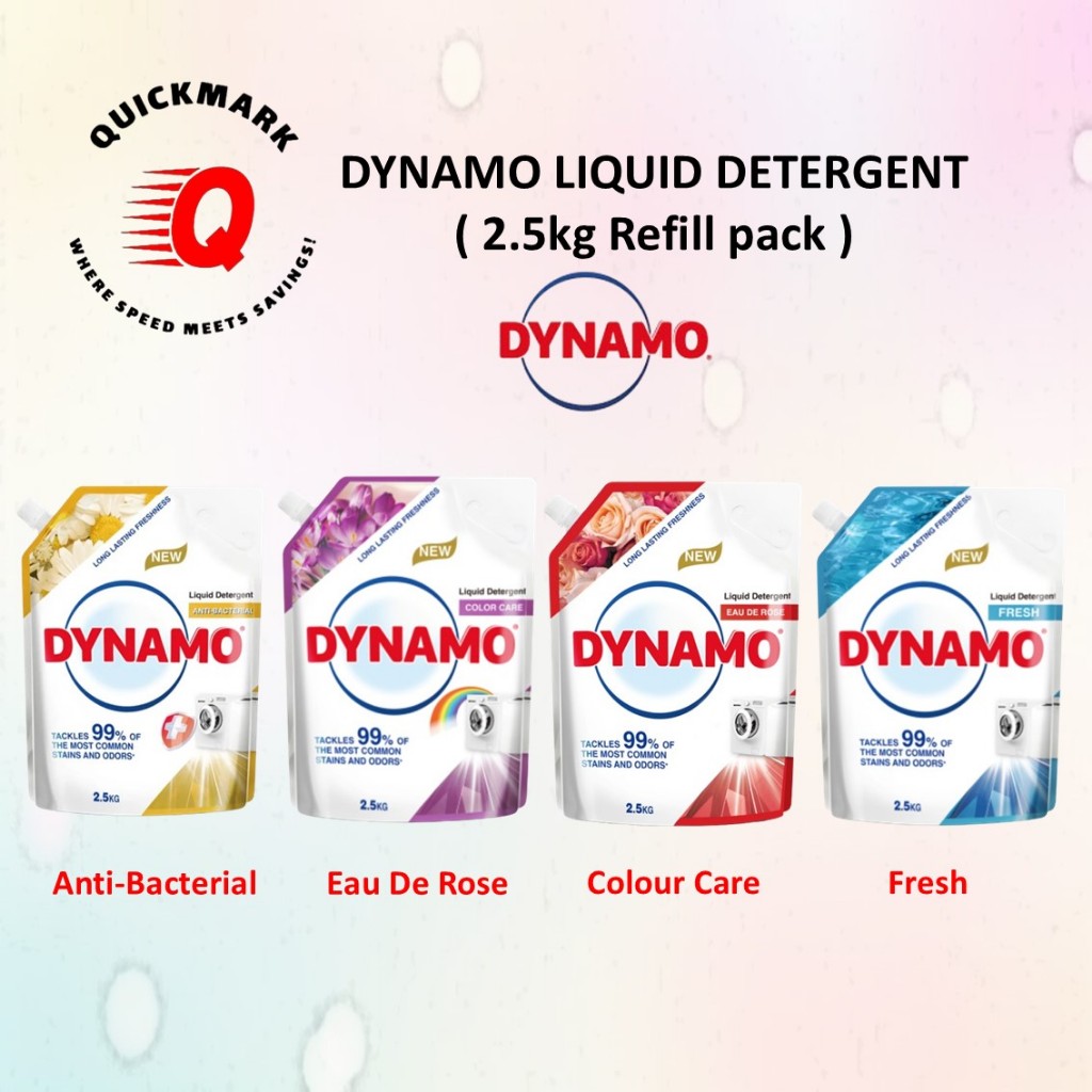 Dynamo Liquid Detergent Refill 2.5kg | Shopee Singapore