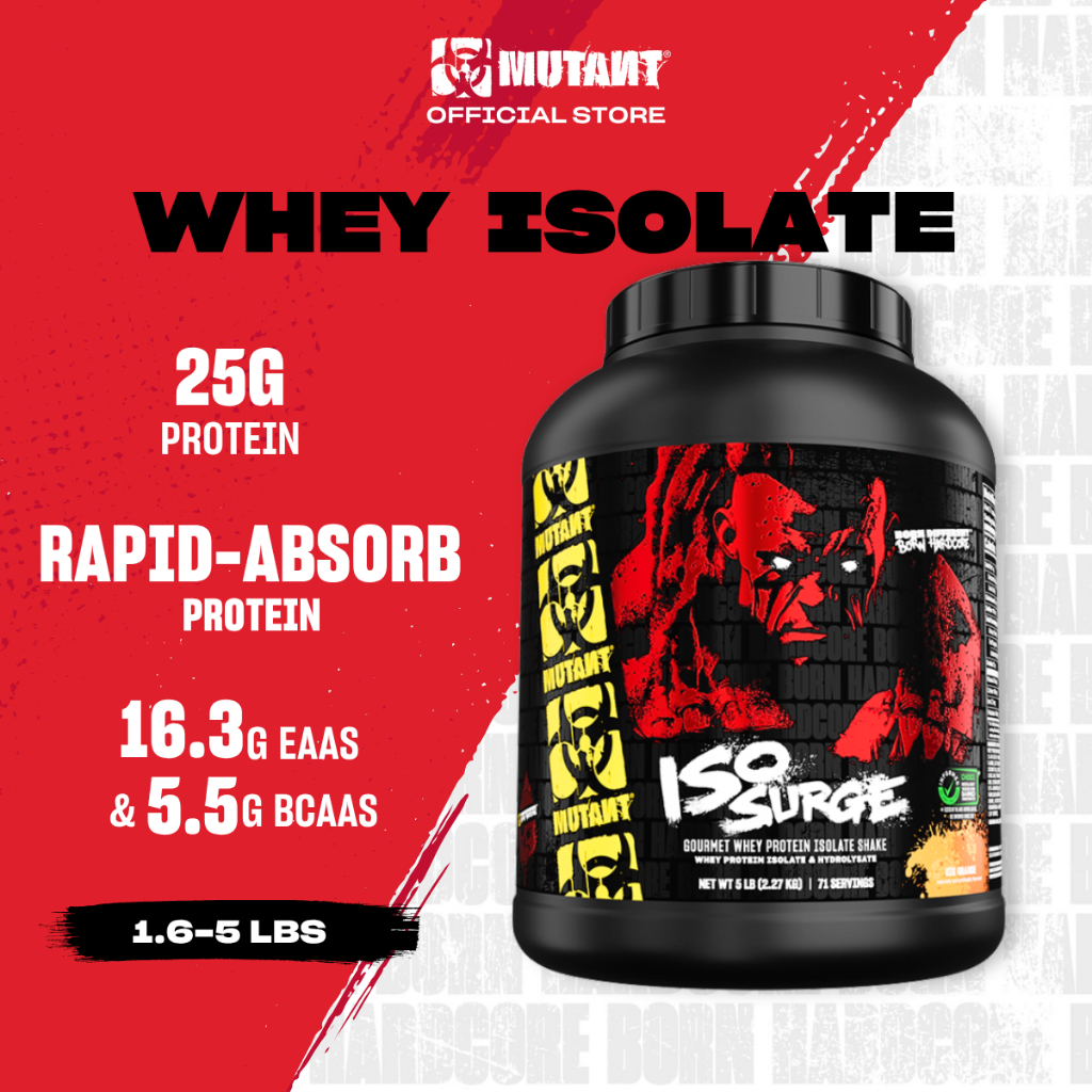 Mutant, ISO Surge, Whey Protein Isolate, Digestive Enzyme, Protein ...