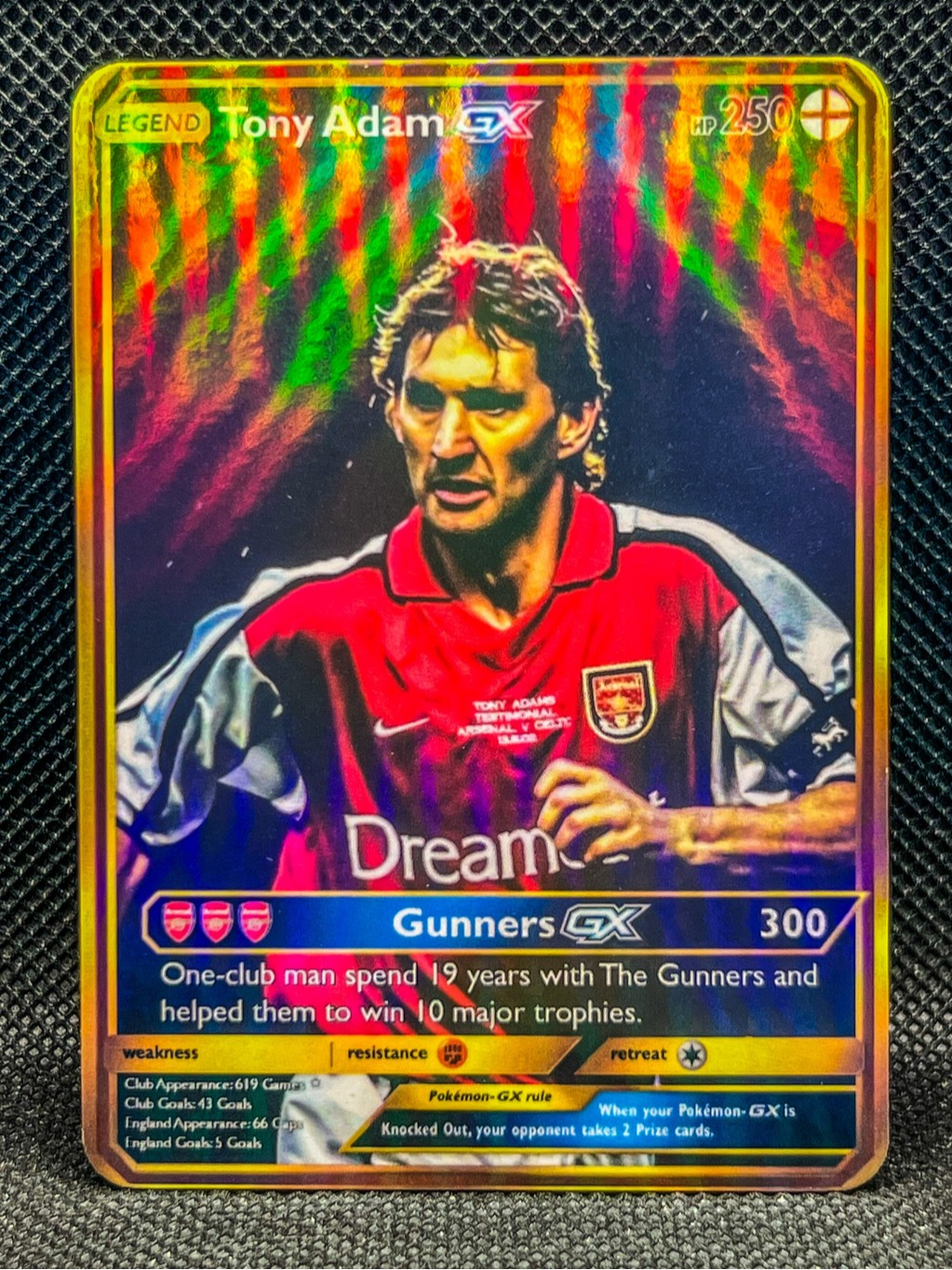 Arsenal - Tony Adam GX Pokemon Card (Legend) | Shopee Singapore