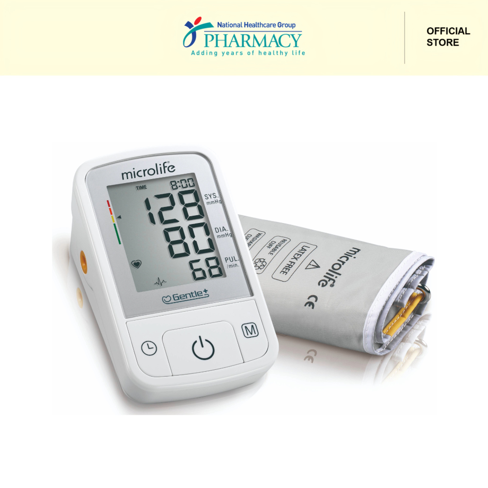 Microlife A2 Basic Upper Arm Blood Pressure Monitor With Adaptor ...