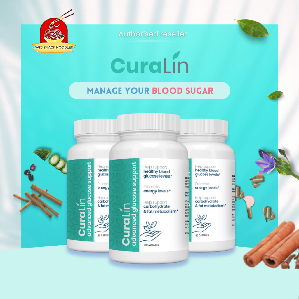 (3 Bottles) CuraLin Blood Sugar Support Supplement - Promotes Healthy ...
