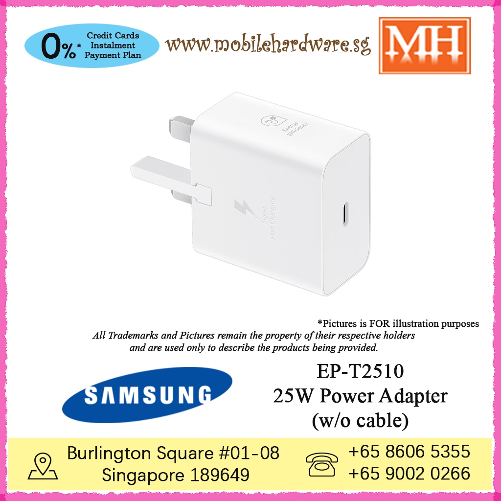 [SG Local] Samsung EP-T2510 25W Power Adapter USB-C (Without Cable) MH ...