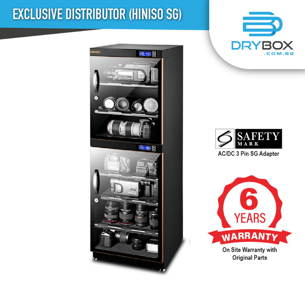 Hiniso Dry Cabinet Box 160L (Dual Zone) | Shopee Singapore