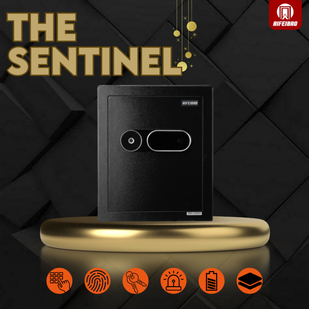 The Sentinel Fingerprint Safe Box | Shopee Singapore
