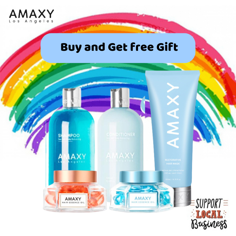 [Authorised] AMAXY Restorative Hair Mask FULL SET | Shampoo FULL SET ...