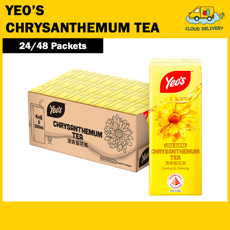 Yeo's Chrysanthemum Tea Packet (24 x 250ml) | Shopee Singapore