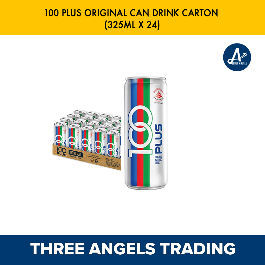 100 Plus Original Can Drink Carton (325ml x 24) | Shopee Singapore