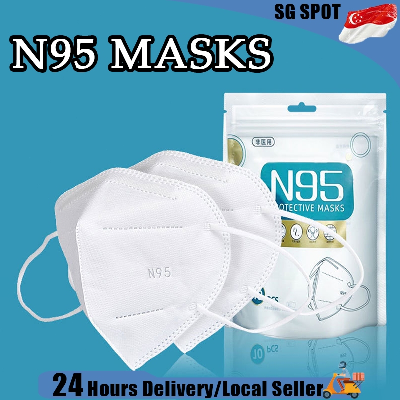 [😀SG Ready Stock]N95 mask 100PCS medical grade protection 5 layers of ...