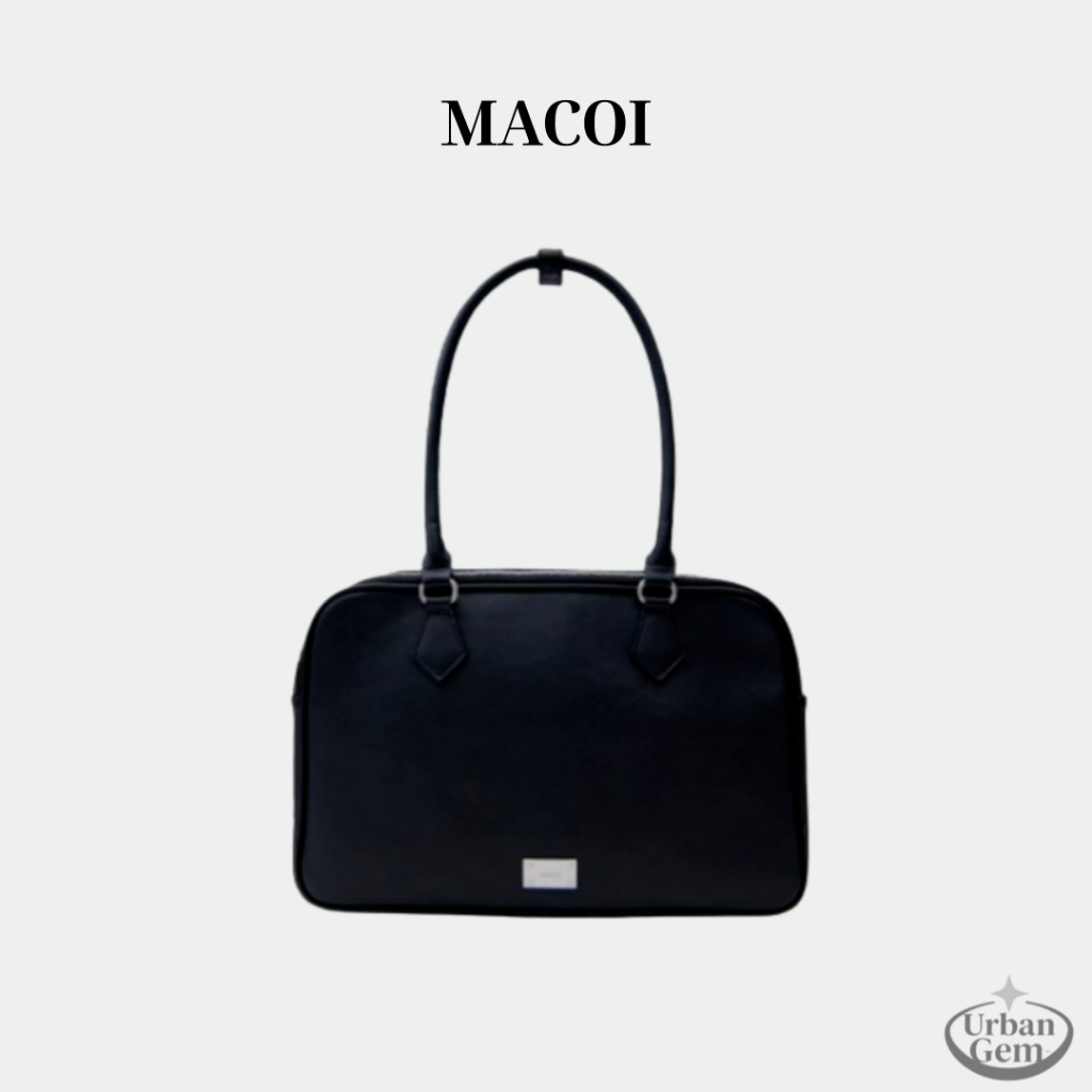 MACOI Classic Simple Square Leather Shoulder Bag | Shopee Singapore