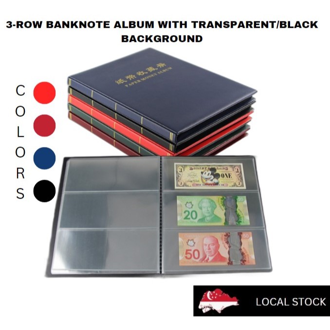 MINGTAI (PCCB) Banknote album 3-row with casing for 60 banknotes (20 ...