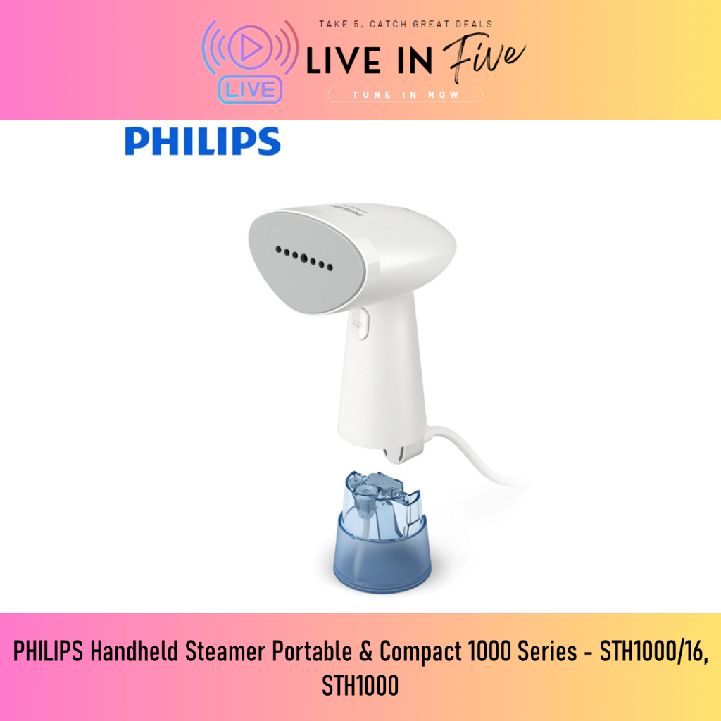 PHILIPS Handheld Steamer Portable & Compact 1000 Series - STH1000/16 ...