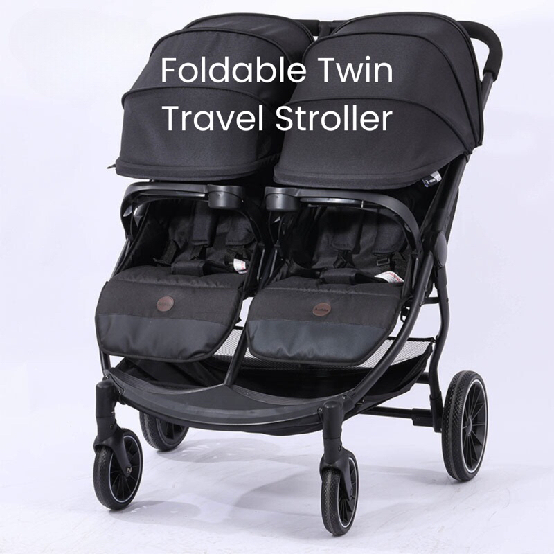 Foldable Twin Travel Stroller LB100 Double Tandem Baby Pram | Shopee ...