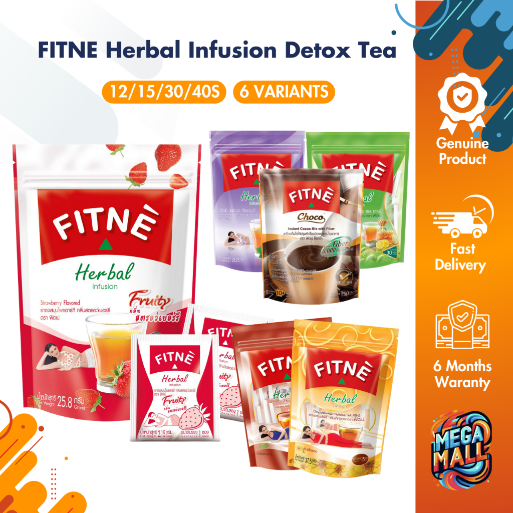 FITNE Herbal Infusion Detox Tea - 100% Natural, Zero Calorie & Halal ...