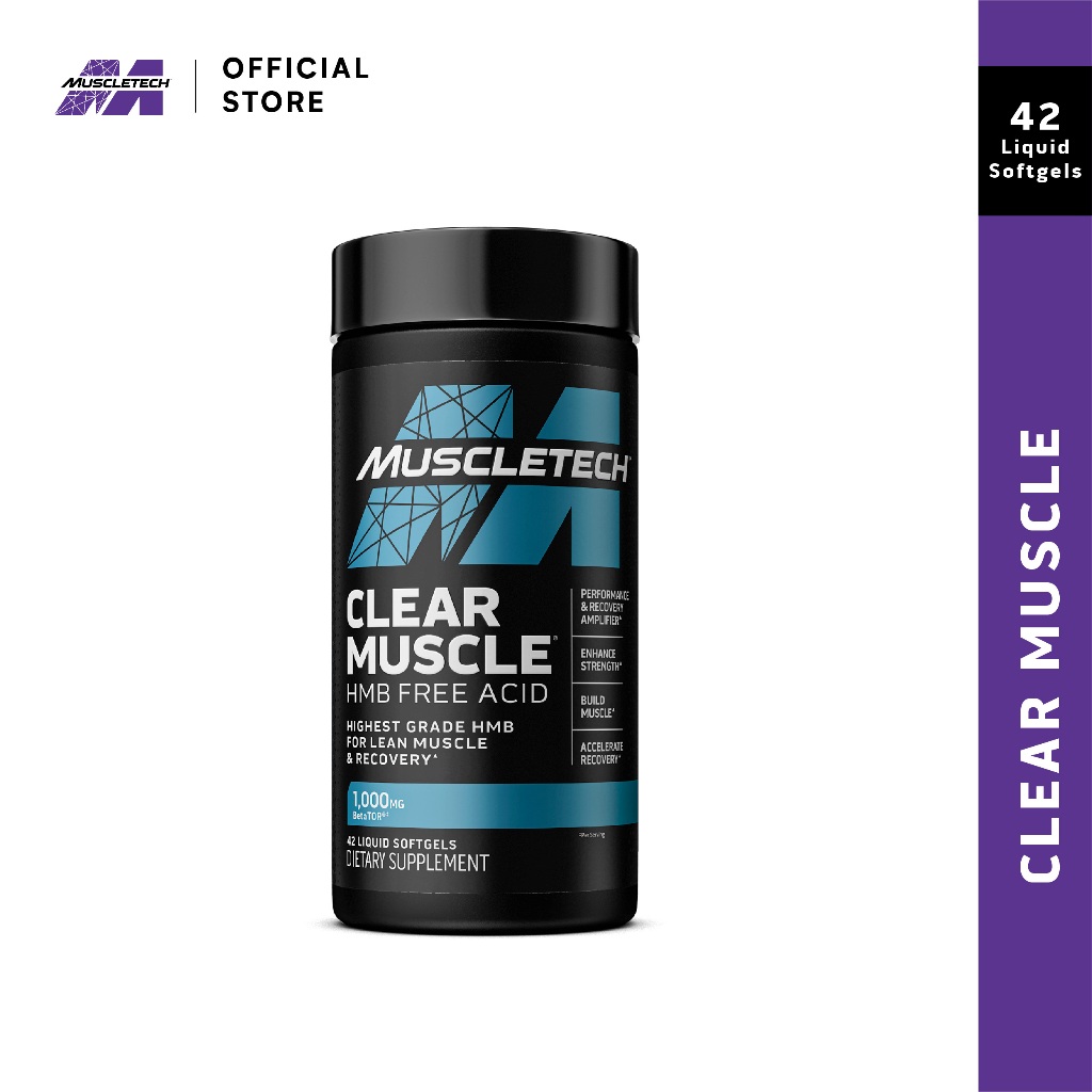 MuscleTech Clear Muscle HMB Free Acid (Soft-Gels) | Shopee Singapore