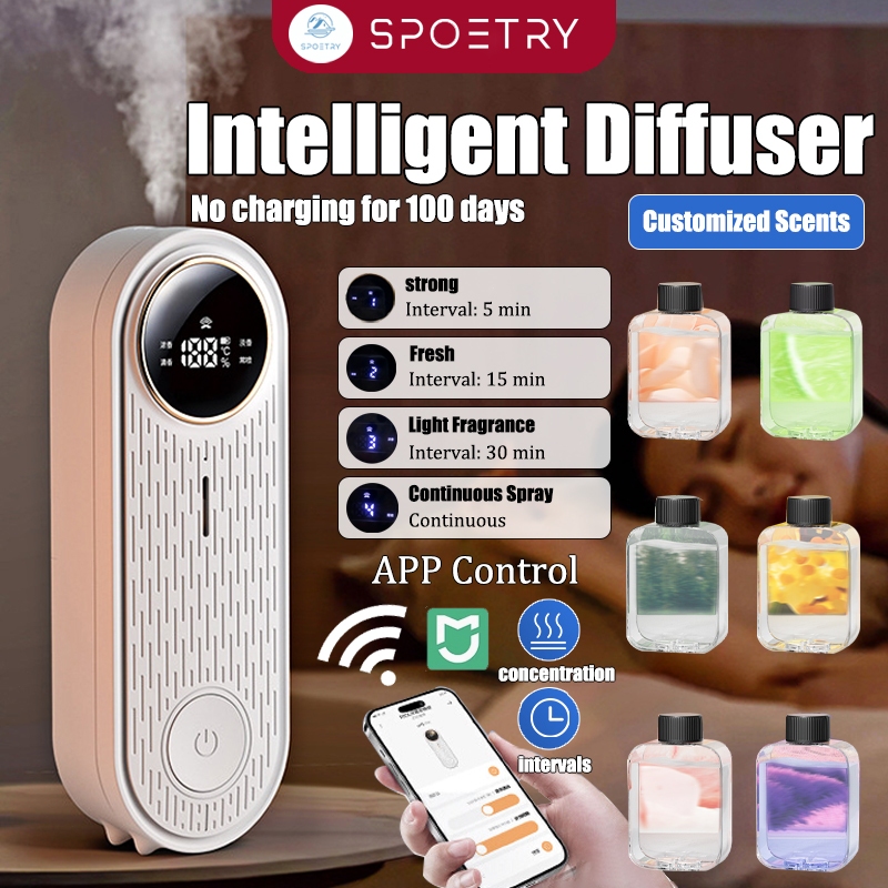 MIJIA Intelligent Essential oil Aromatherapy Diffuser Portable USB Air ...