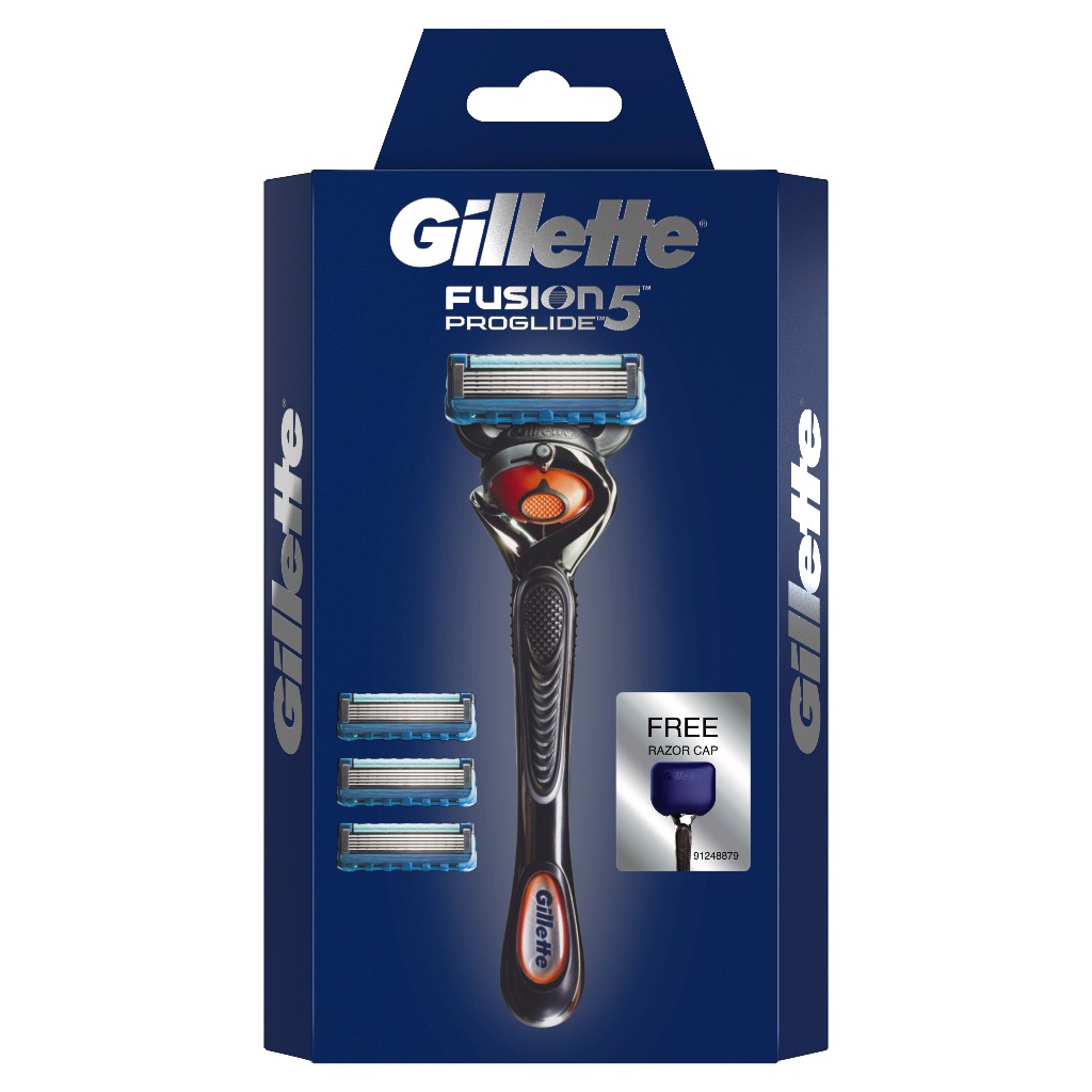 Gillette ProGlide5 Bundle Pack 1 Razor Handle + 4 Blades + FREE Razor ...