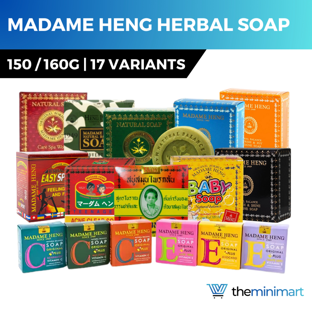 Madame Heng Herbal Soap Traditional Thai Reduces Acne Scars Moisturises ...