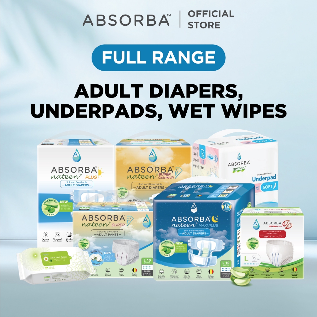 ABSORBA Adult Diapers / Pants / Underpads / Maxi Plus / Afina Plus ...