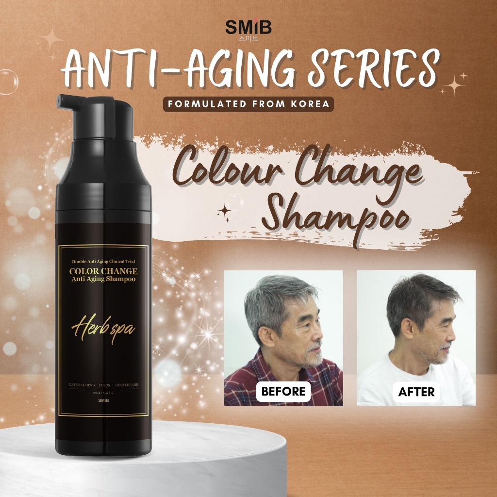 [SMiB] - Color Change Shampoo - Vegan Certified - Grey White to Black ...