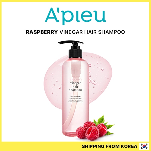 [A`PIEU] Raspberry Vinegar Hair Shampoo 500ml | Shopee Singapore