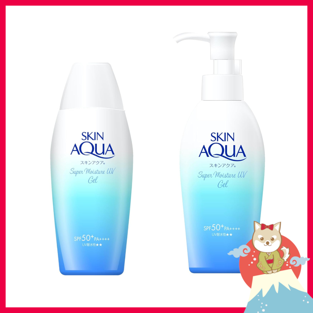 Skin aqua UV Super Moisture Gel Sunscreen Unscented 2024 New package / Bottle 110g / Pump 140g ...