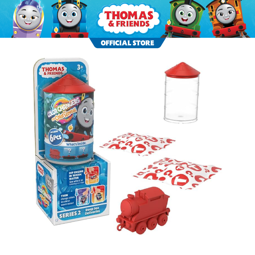 Thomas & Friends Mystery Toy Trains, Collection Of Color Reveal Engines ...