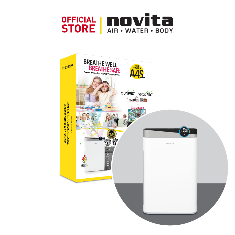novita 24-Month nano ions PuriPRO®/HepaPRO™ Replacement Filter: 4-in-1 Air Purifier A4S | Shopee ...