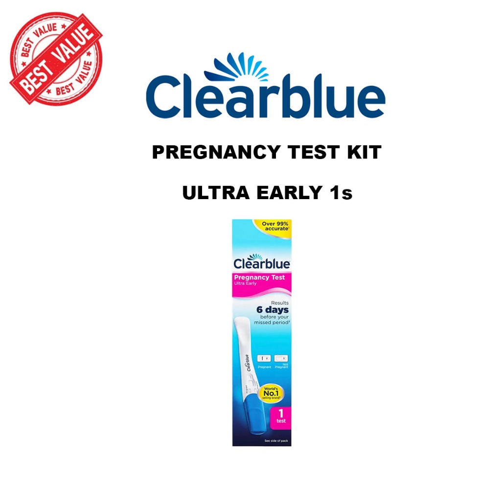 Clearblue Pregnancy Test Kit - Digital Test Weeks Indicator | Shopee ...