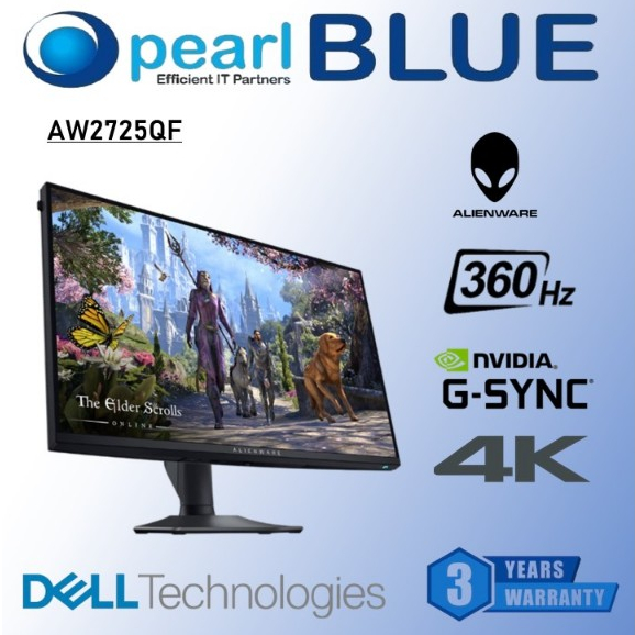 Alienware 27 4K Dual-Resolution Gaming Monitor - AW2725QF | Shopee ...